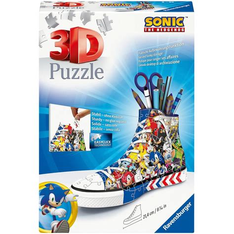 Ravensburger Sonic The Hedgehog 108 Piece 3d Jigsaw Puzzle