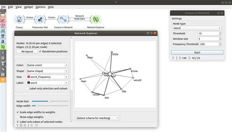 Orange Data Mining Corpus To Network