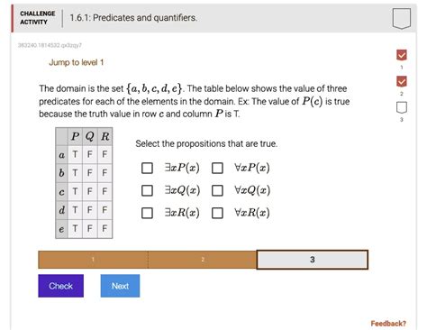 solved challenge activity 1 6 1 predicates and quantifiers 383240