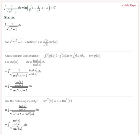 Symbolab Blog Advanced Math Solutions Integral Calculator Trigonometric Substitution