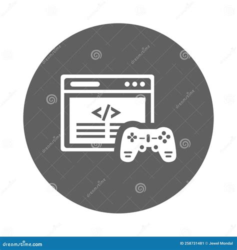 Game Development Icon Gray Vector Sketch Stock Illustration Illustration Of Design