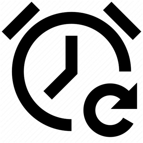 Alarm Time Clock Timer Reminder Recurring Arrow Icon Download