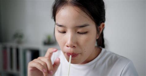 Girl Drinking Milk Stock Video Footage For Free Download