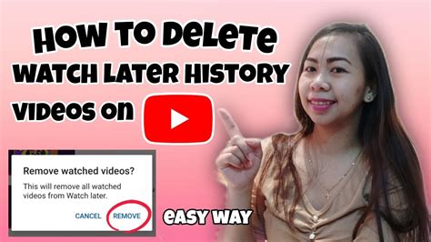 How To Delete Watch Later History Videos On Youtube Mommy Kikays Vlog Youtube