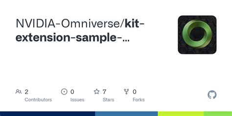 GitHub NVIDIA Omniverse Kit Extension Sample Apiconnect