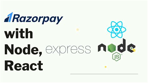 razorpay payment gateway using node express react razorpay node