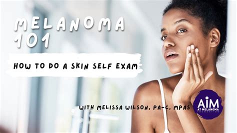 How To Do A Skin Self Exam Youtube