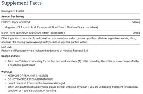 Prelox Enhanced Sex 60cap Life Extension Sexual Enhancement For Men Village Green Apothecary
