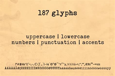 Typewriter Font Masterbundles