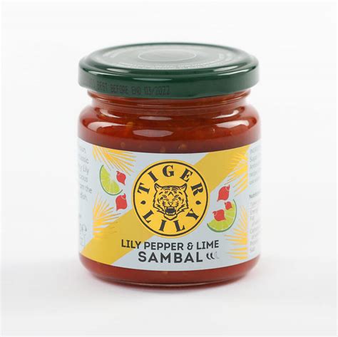 Tiger Lily Pepper And Lime Sambal Guacamole J S Lily Tiger Lilypeppers®