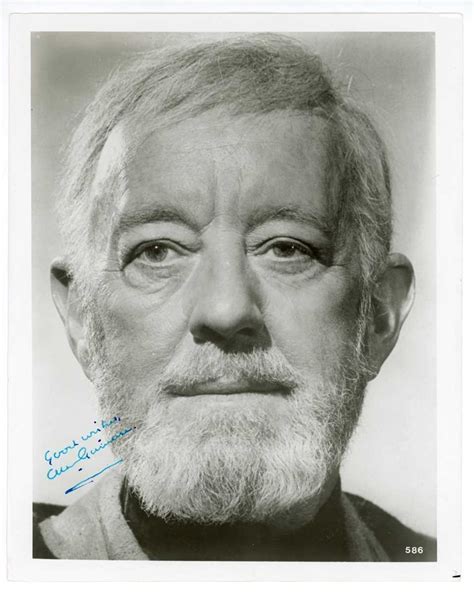 Autograph Star Wars A Signed Black And White Photograph Of Alec