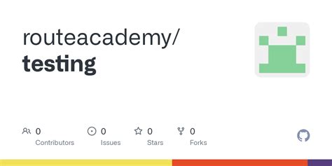 Github Routeacademy Testing
