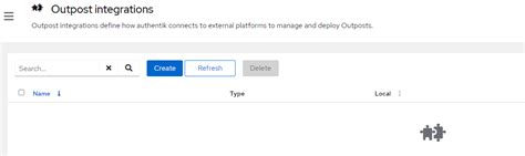 Local Docker Connection Is Missing From Outpost Integrations · Issue 4952 · Goauthentik