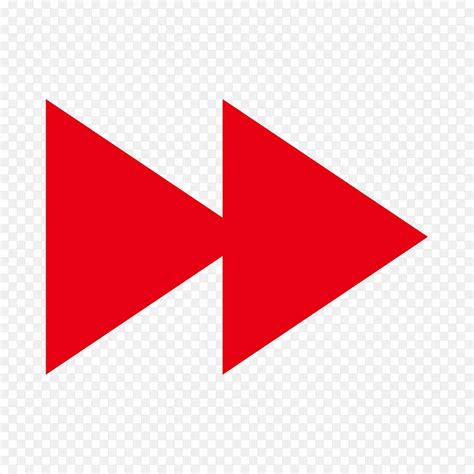 矢量红色快进箭号箭头png图片素材下载 图片编号9830228 Png素材网