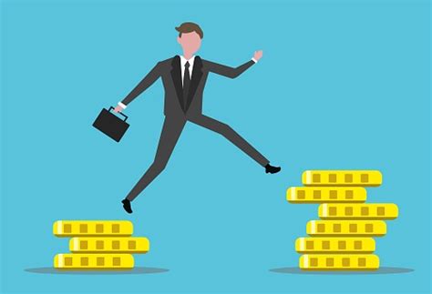 틈새를 뛰어 넘는 사업가 비즈니스 위험 및 성공 개념 벡터 일러스트 레이 션 개념에 대한 스톡 벡터 아트 및 기타 이미지 개념 결심 경영자 Istock