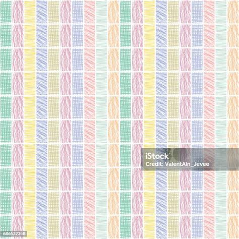 마름모 정사각형으로 원활한 벡터 기하학 패턴입니다 손 끝 없는 배경 질감된 기하학적 그림 그려 포장 웹 배경 벽지 파스텔 그래픽