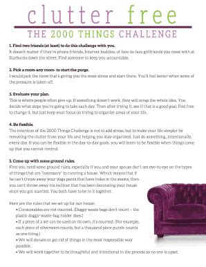 Clutter Free Fill And Sign Printable Template Online