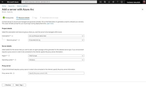 Connect A Hybrid Server To Azure Using Azure Arc Thomas Maurer