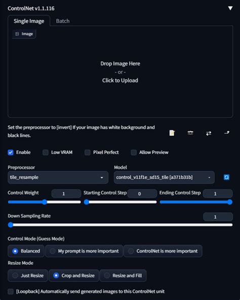 4k Resolution Upscale 8x Controlnet Tile Resample In Depth With