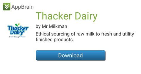Thacker Dairy For Android Free App Download