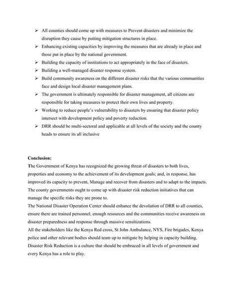 Factors Affecting The Devolution Disaster Management In Kenya Pdf