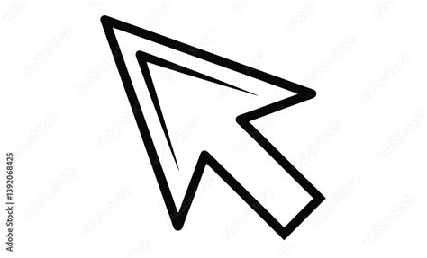 Mouse Pointer Click Arrow Silhouette Computer Mouse Click Pointer