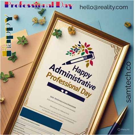 Happy Administrative Professional Day Template Postermywall