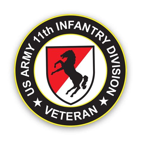 Us Army 11th Armored Cavalry Regiment Veteran Sticker Decal American Made Uv Protected