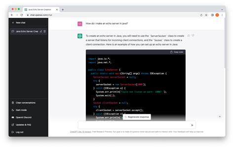 Chatgptでjavaのecho Server書かせてみた Ukilab