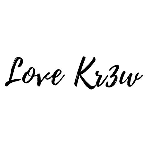 Love Kr3w Youtube