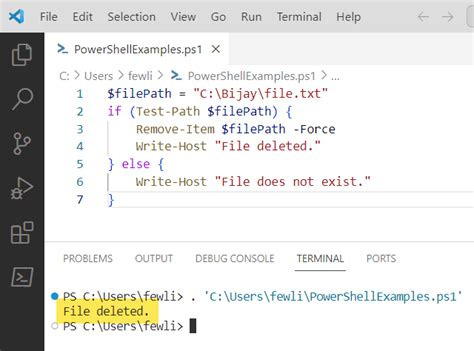 Delete File If Exists In Powershell Using Various Methods