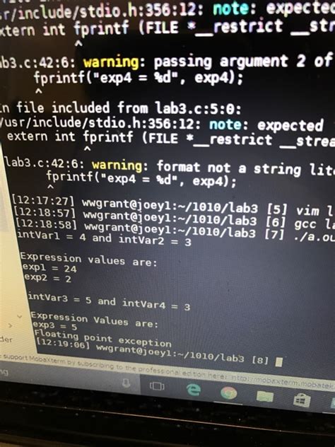 Solved Xtern 12 Expected Int Fprintf File Restrict