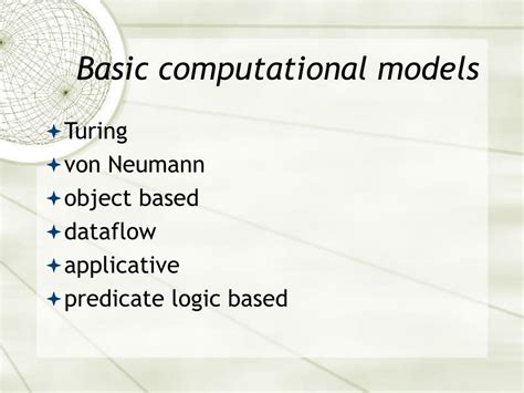 PPT Computer Architecture Computational Models PowerPoint