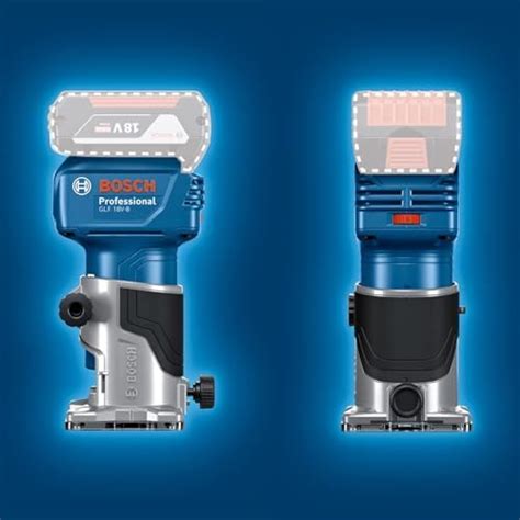 Bosch Professional 18v System Router Glf 18v 8 Incl Parallel Guide Surface Routing Vac