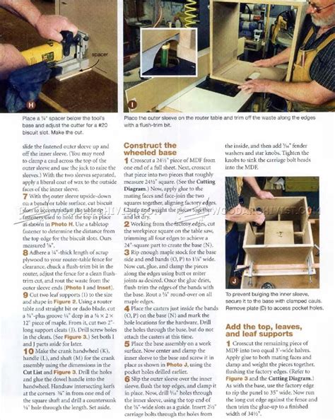 Assembly Table Plans • Woodarchivist