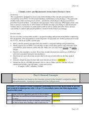 Correlation And Regression Assignment HW Instructions Pdf PSYC 510