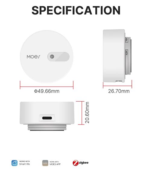 Moes 24g Mmwave Human Presence Sensor Zigbee Model Zss Lp Hp02 Hardware Home Assistant
