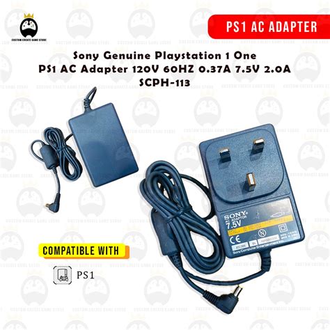 Sony Playstation 1 One PS1 AC Adapter 120V 60HZ 0 37A 7 5V 2 0A SCPH 113 Shopee Malaysia