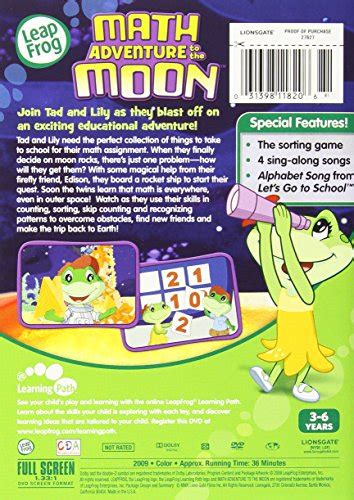 Leapfrog Math Adventure To The Moon Free Download Perresponse