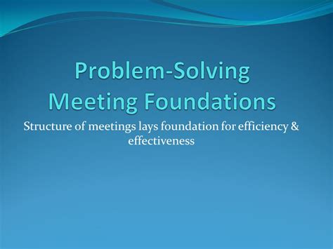 Team Initiated Problem Solving Ppt Download