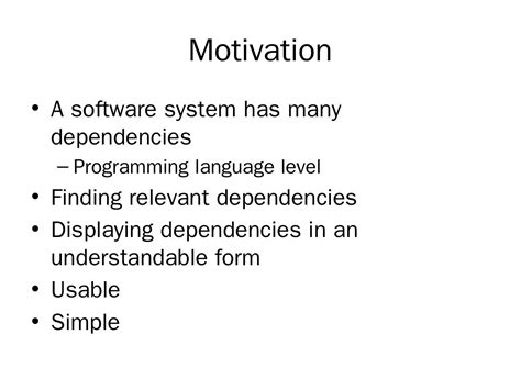 Using The Class Dependency Analyzer