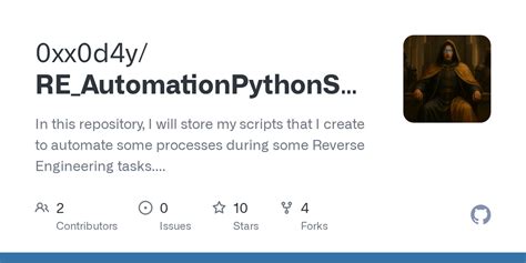 Github 0xx0d4yreautomationpythonscripts In This Repository I Will Store My Scripts That I