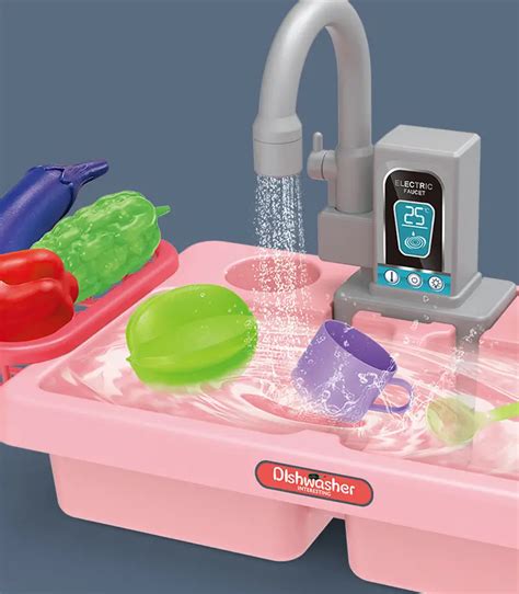 لعب الأطفال اللعب غسالة الصحون ، التعليم المبكر المطبخ الكهربائية غسالة