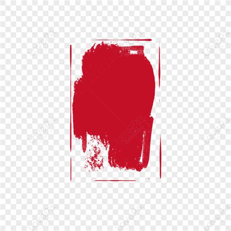 일본 일러스트 붉은 광장 도장 요소 물방울주형지저분한 Png 일러스트 무료 다운로드 Lovepik