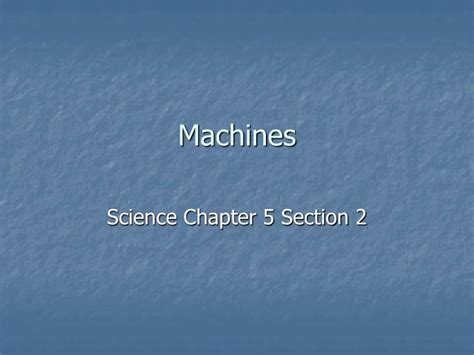 PPT Machines PowerPoint Presentation Free Download ID 3582636