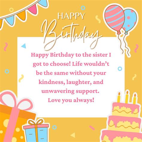 140 Heart Touching Happy Birthday Wishes For Sister Personal Chic