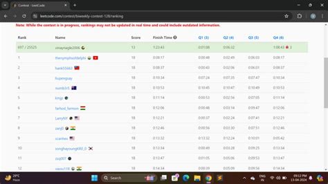 Vinay Nagle On Linkedin Hello Folks Today Was My 1st Contest Of Leetcode In Which I Have Solved