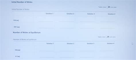 Solved Use The Data On The Table Above To Help Me Solve The Chegg Com