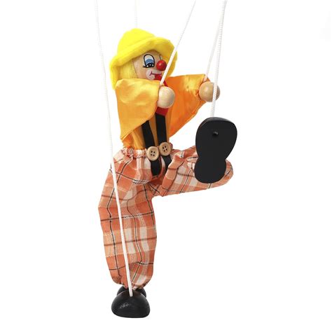 Marionette Puppets Clown Doll String Puppets Hand