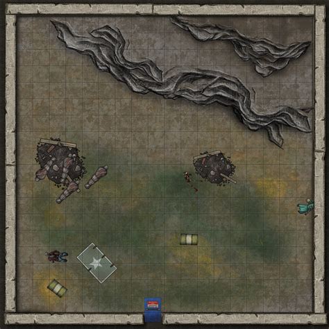 collection of battlemaps for fallout 2d20 ttrpg winter of atom campaign